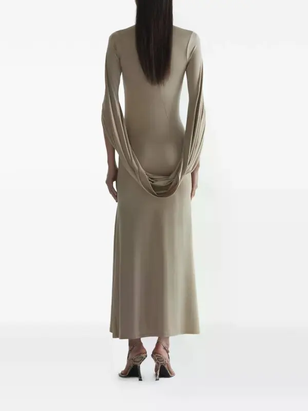 MUGLER Cascade Loop Dress