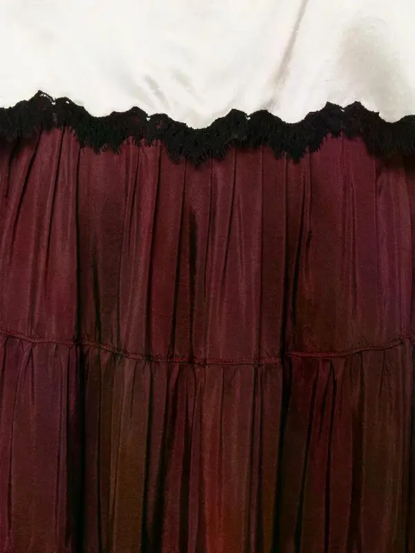 FORTE_FORTE Tie Maxi Skirt - Red