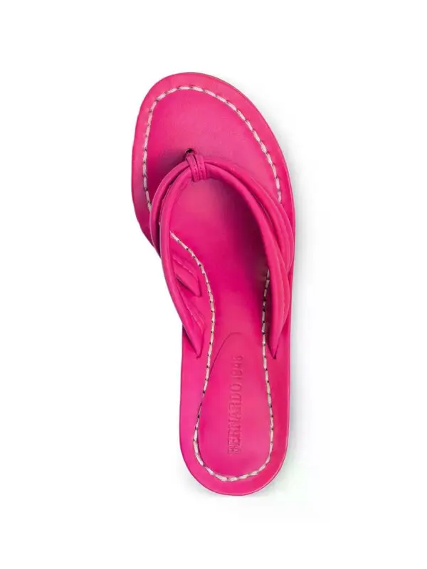 Bernardo Miami Padded Heeled Sandals - Pink