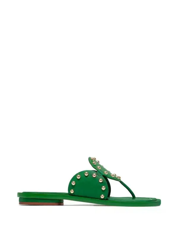Bernardo Agartha Studded Sandals - Green