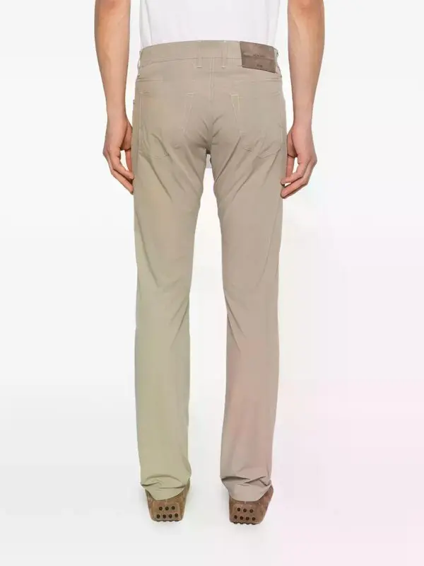Jacob Cohen Logo-patch Trousers - Neutrals