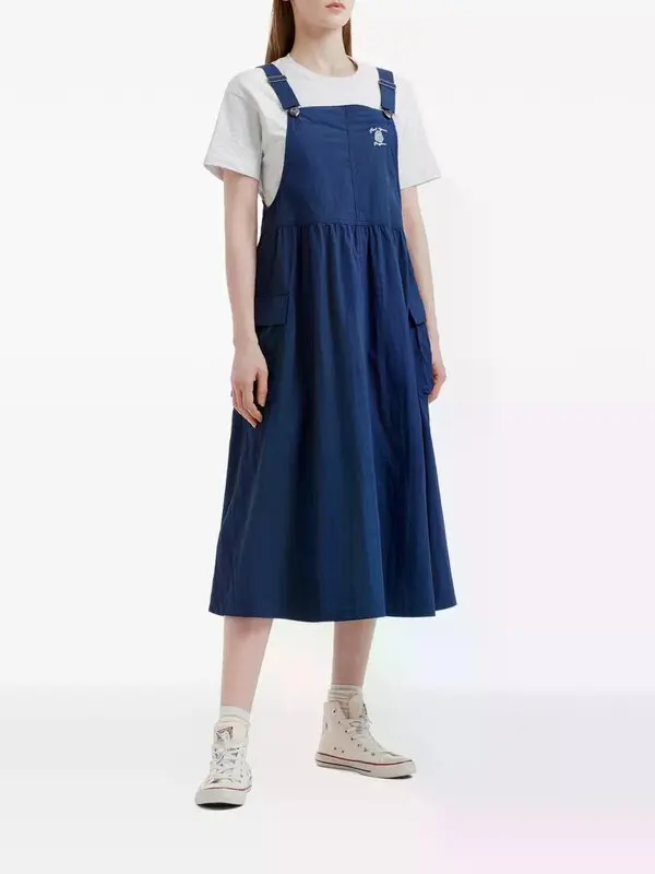FINGERCROXX Embroidered Midi Dress