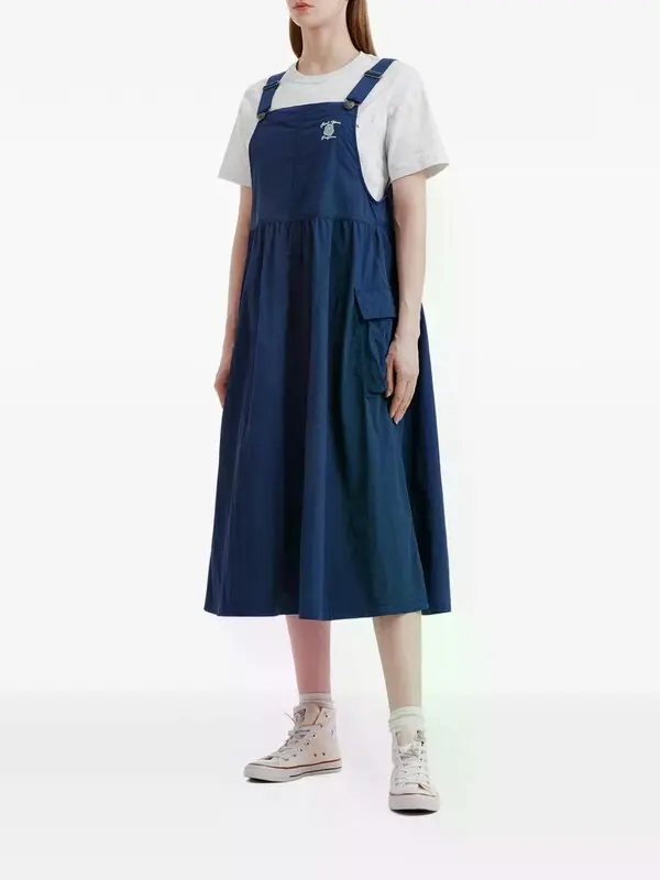 FINGERCROXX Embroidered Midi Dress