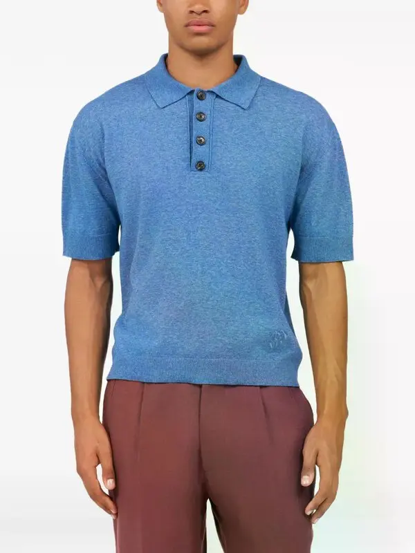 Roberto Cavalli Logo-embroidered Polo Shirt