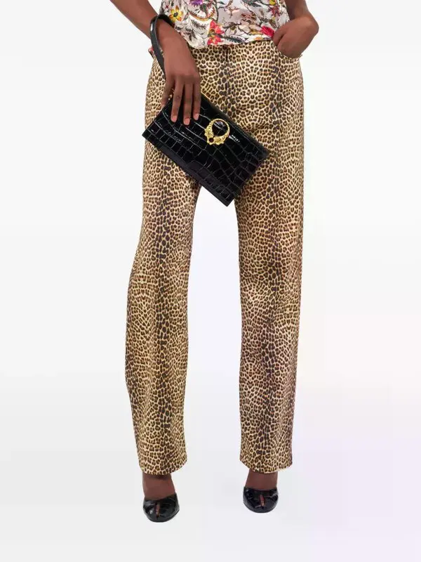 Roberto Cavalli Tiger-motif Clutch Bag