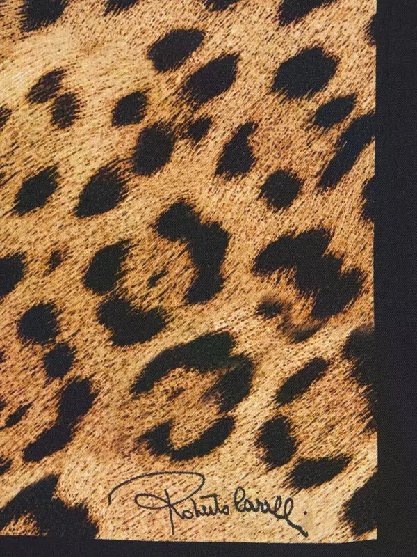 Roberto Cavalli Animal-print Scarf