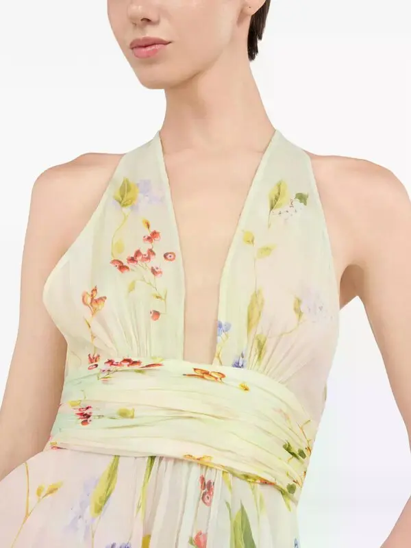 Roberto Cavalli Floral-print Mini Dress