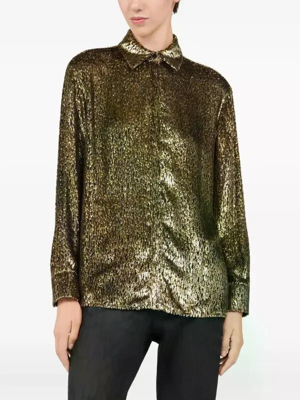 Roberto Cavalli Collared Long-sleeve Shirt
