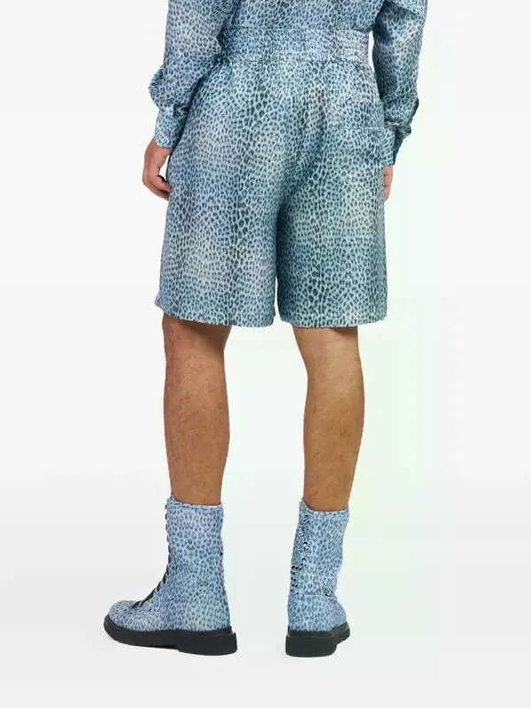 Roberto Cavalli Baby Jaguar Print Shorts