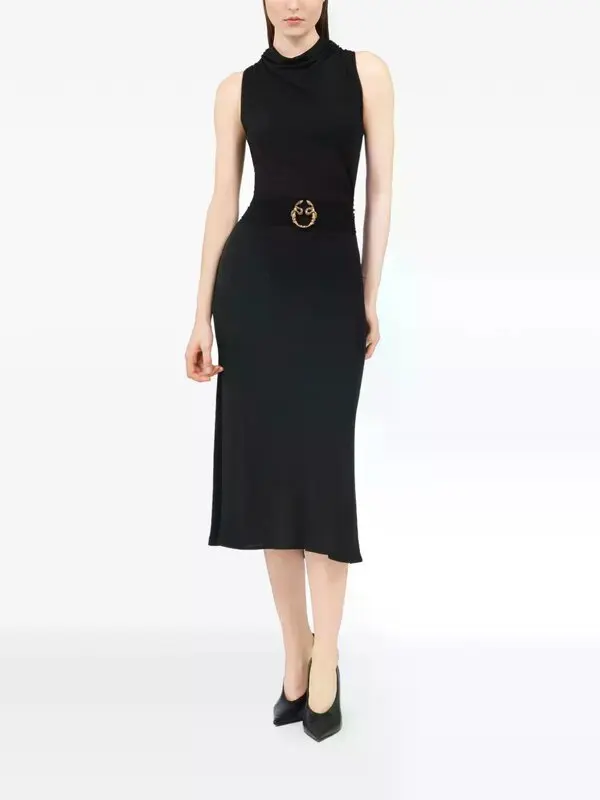 Roberto Cavalli Snake-detail Midi Dress