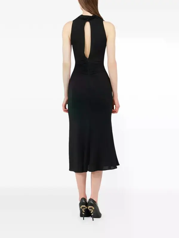 Roberto Cavalli Snake-detail Midi Dress