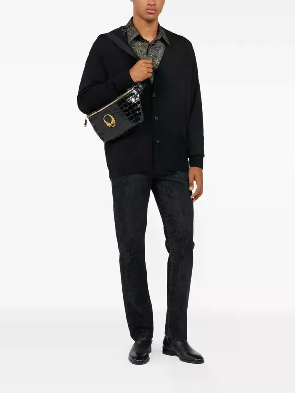 Roberto Cavalli Patterned Button-up Cardigan