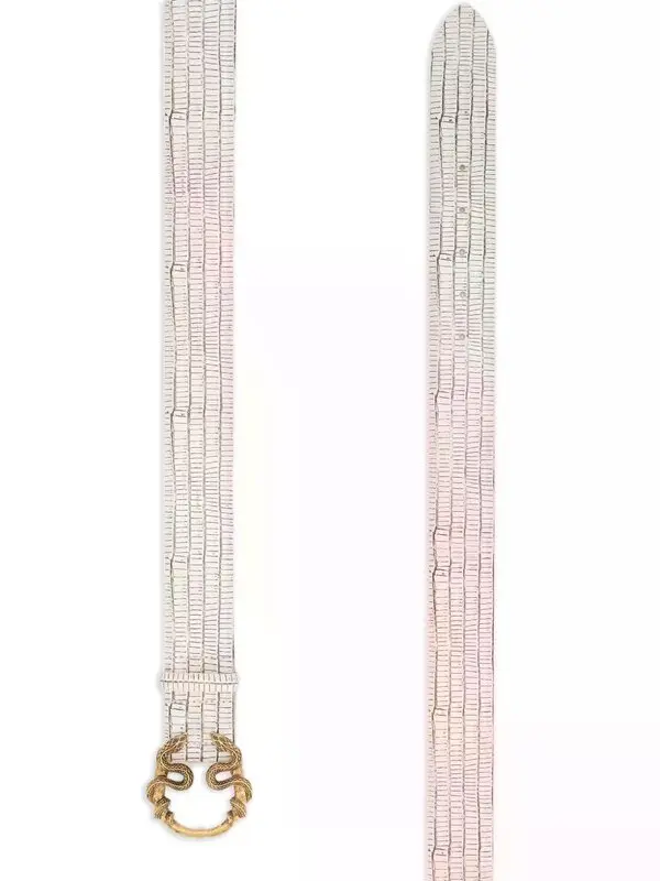 Roberto Cavalli Snake-buckle Belt