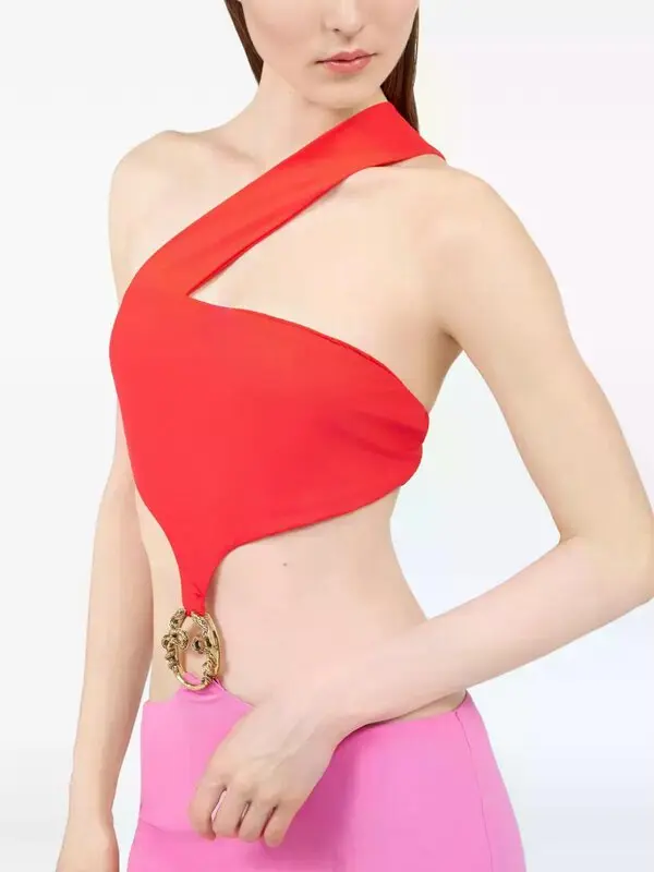 Roberto Cavalli One-shoulder Midi Dress