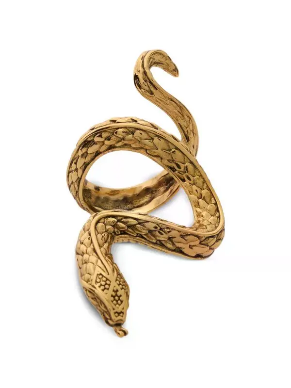 Roberto Cavalli Snake-shape Ring - Gold
