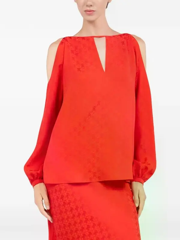 Roberto Cavalli Cut-out Detail Blouse
