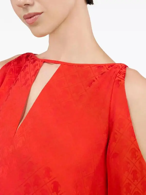 Roberto Cavalli Cut-out Detail Blouse