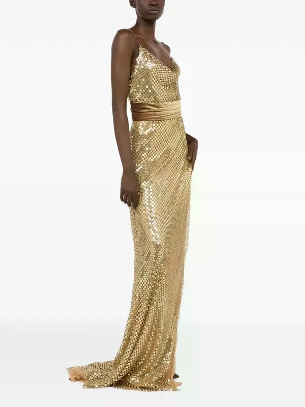 Roberto Cavalli Sequin Maxi Dress