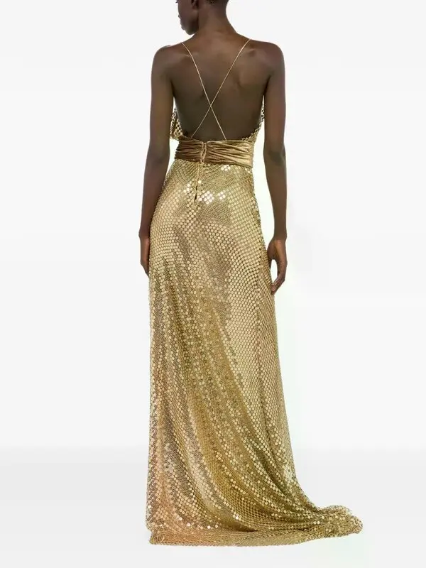 Roberto Cavalli Sequin Maxi Dress