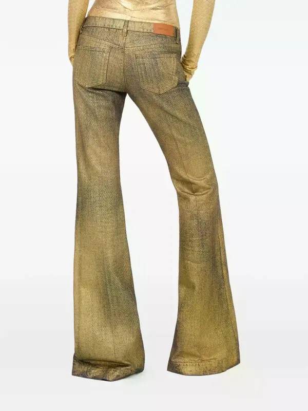 Roberto Cavalli Faded-effect Flared Jeans