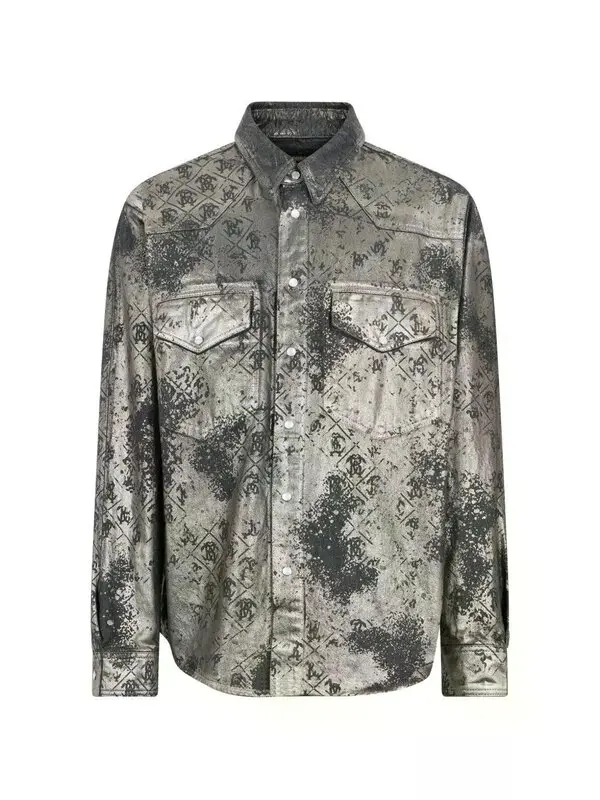 Roberto Cavalli Monogram-print Shirt