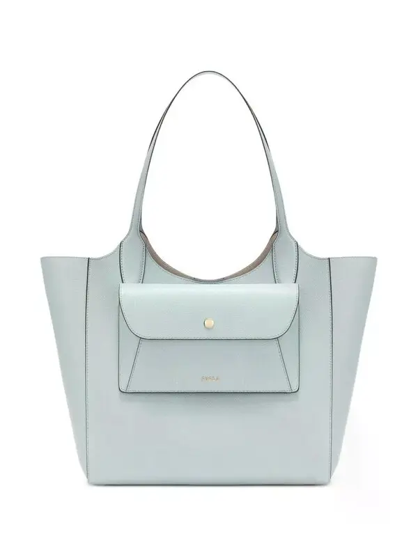Furla Lea M Pocket Tote Bag - Blue