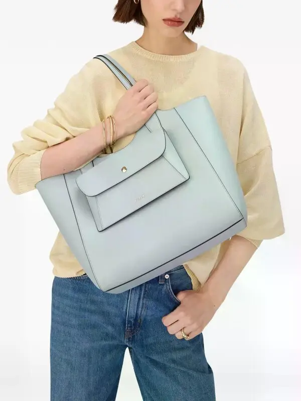 Furla Lea M Pocket Tote Bag - Blue