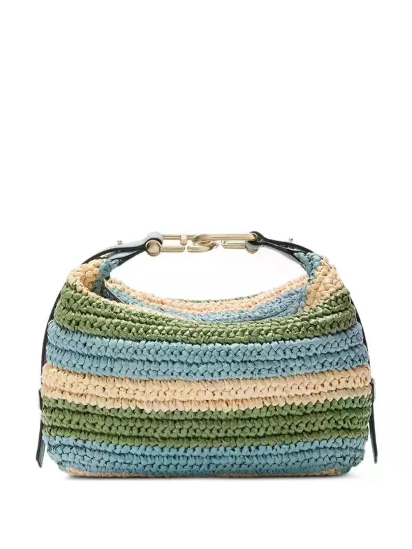 Furla Striped Chain Shoulder Bag