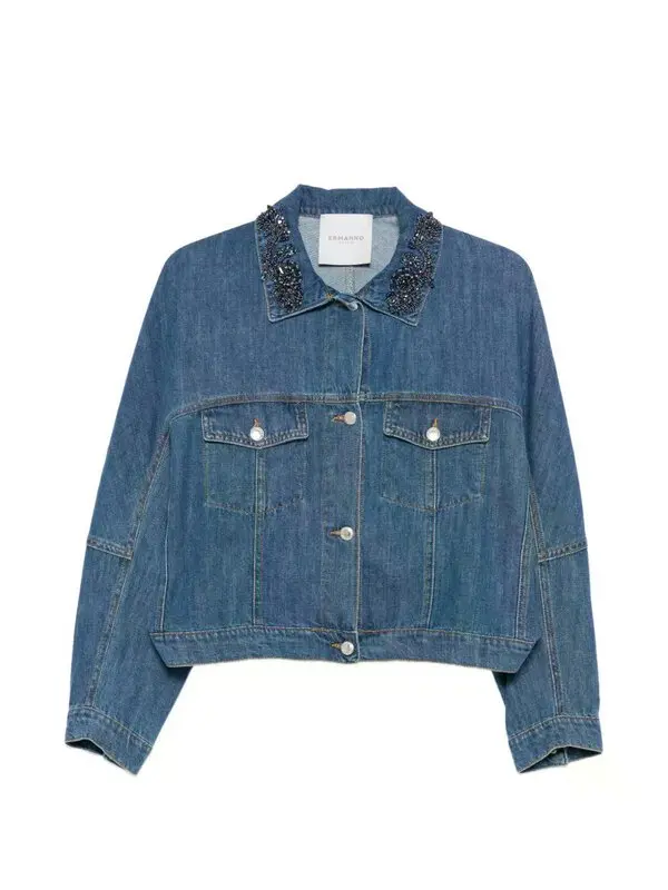 ERMANNO FIRENZE Chest-pocket Denim Jacket