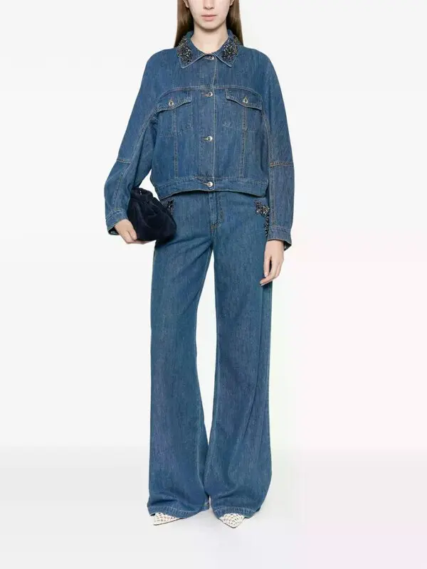 ERMANNO FIRENZE Chest-pocket Denim Jacket