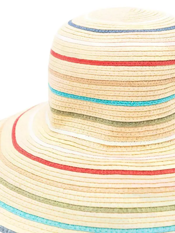 Paul Smith Striped Bucket Hat - Neutrals