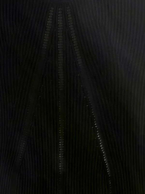 Alexander McQueen Ribbed A-line Dress
