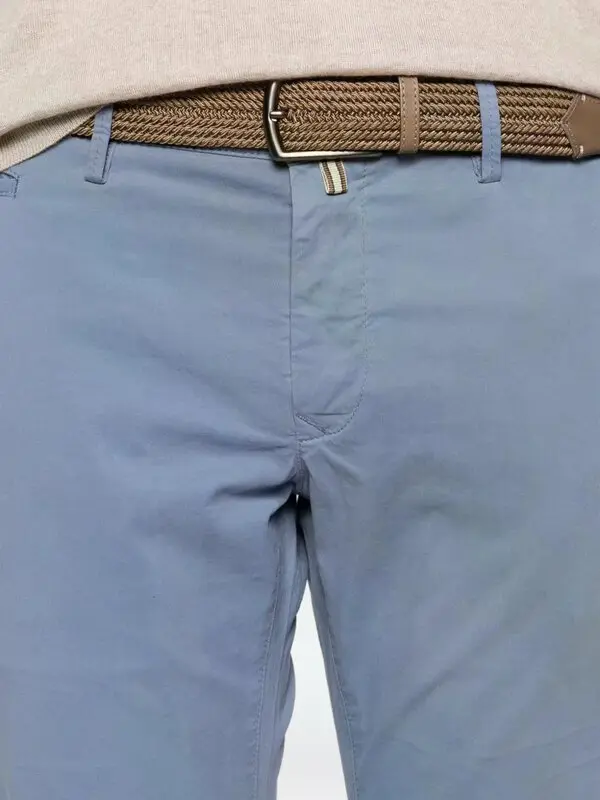 Jacob Cohen Logo-patch Trousers - Blue