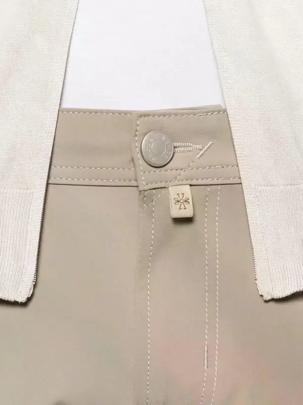 Jacob Cohen Logo-patch Trousers - Neutrals