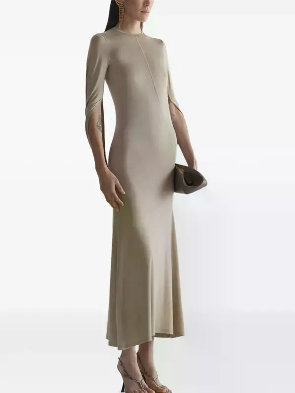 MUGLER Cascade Loop Dress