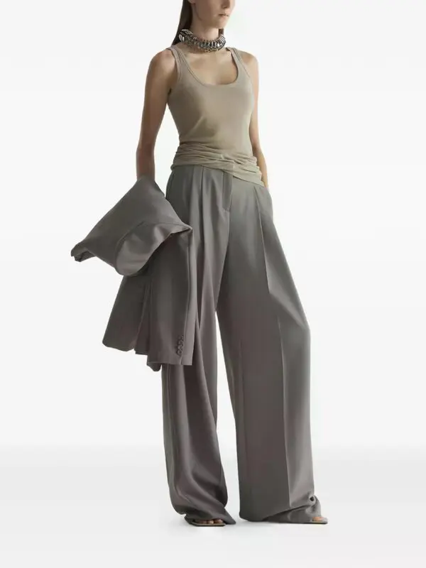 MUGLER Jersey Tank Top - Neutrals