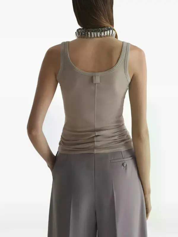MUGLER Jersey Tank Top - Neutrals
