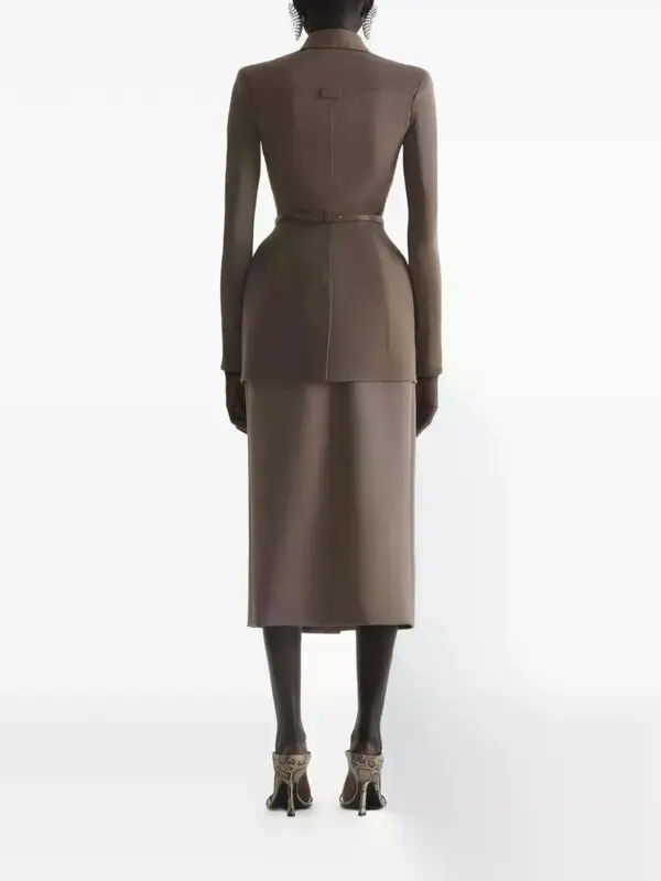 MUGLER Hourglass Jacket - Brown