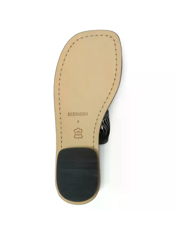 Bernardo Andorra Strap Sandals - Black