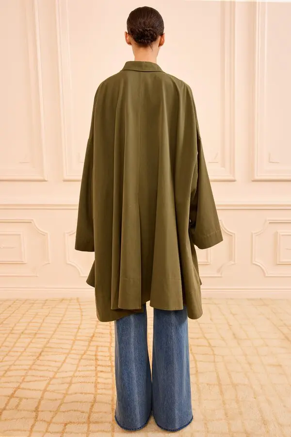 Ulla Johnson Margaux Belted Twill Coat