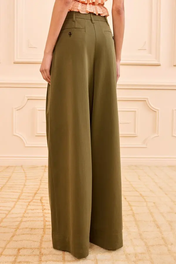 Ulla Johnson Motherwell Wide-leg Trousers - Pinon