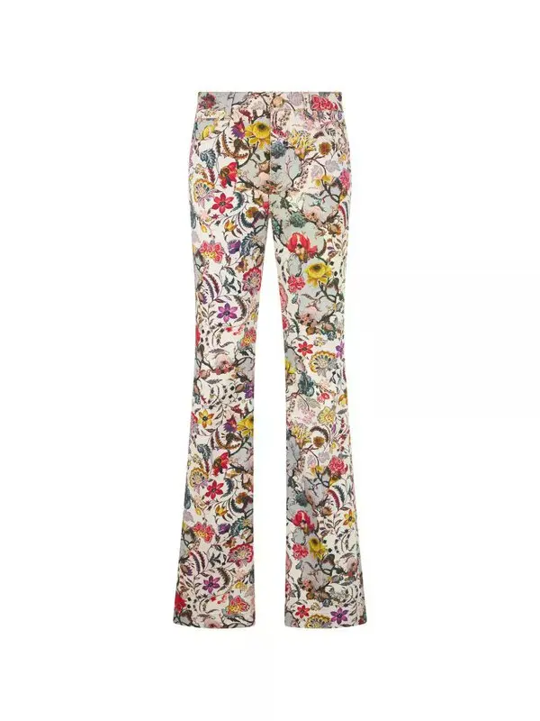 Roberto Cavalli Florentine Flowers Trousers