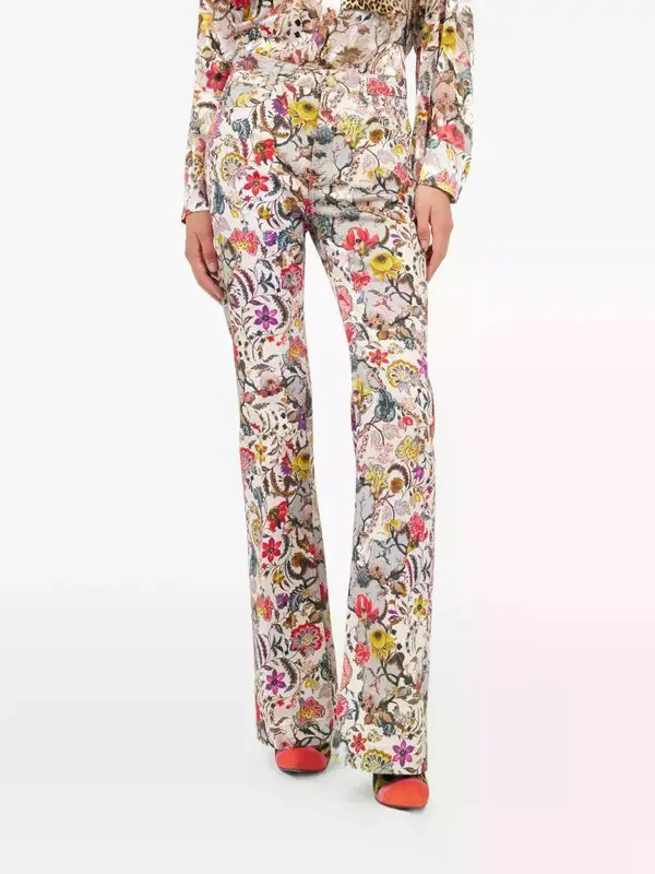 Roberto Cavalli Florentine Flowers Trousers
