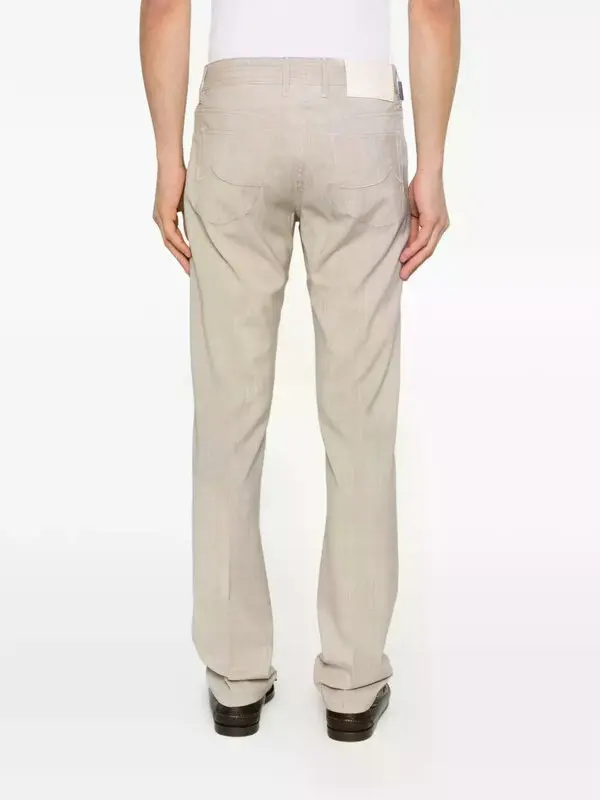 Jacob Cohen Button-fastening Trousers - Neutrals