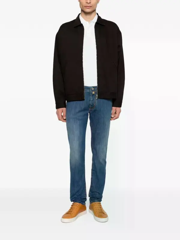 Jacob Cohen Buttoned Trousers - Blue