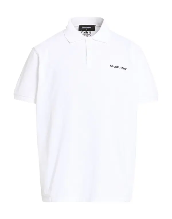 Dsquared2 Polo Shirt Size Cotton - White