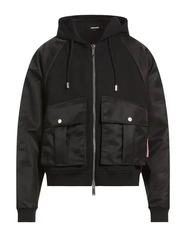 Dsquared2 Hooded Sweatshirt With Logo Detail - Black