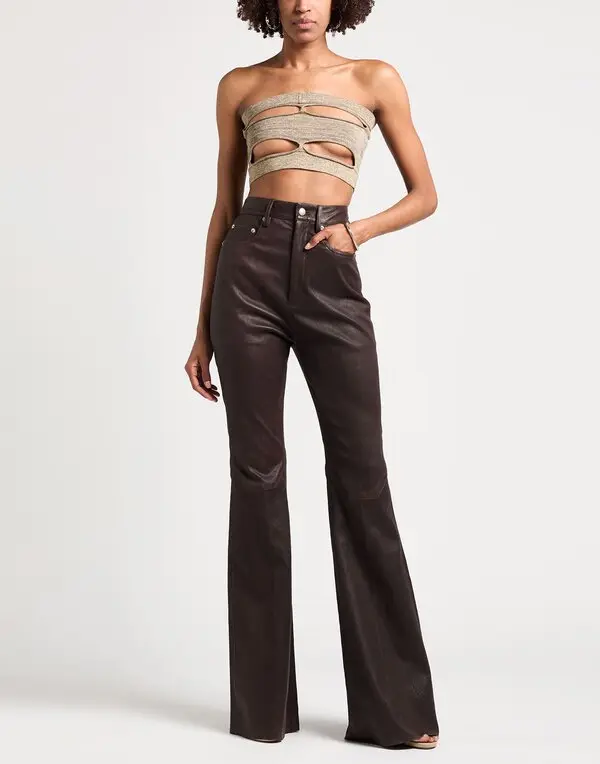 Rick Owens Knitted Metallic Tube Top