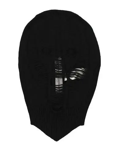 Rick Owens Virgin Wool Balaclava - Black