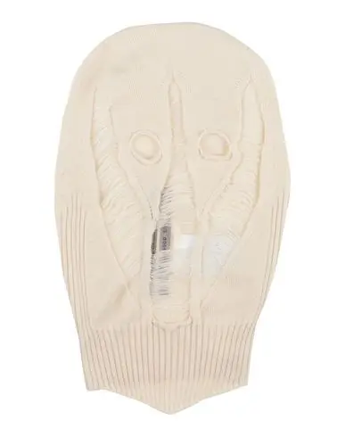 Rick Owens Virgin Wool Balaclava - White
